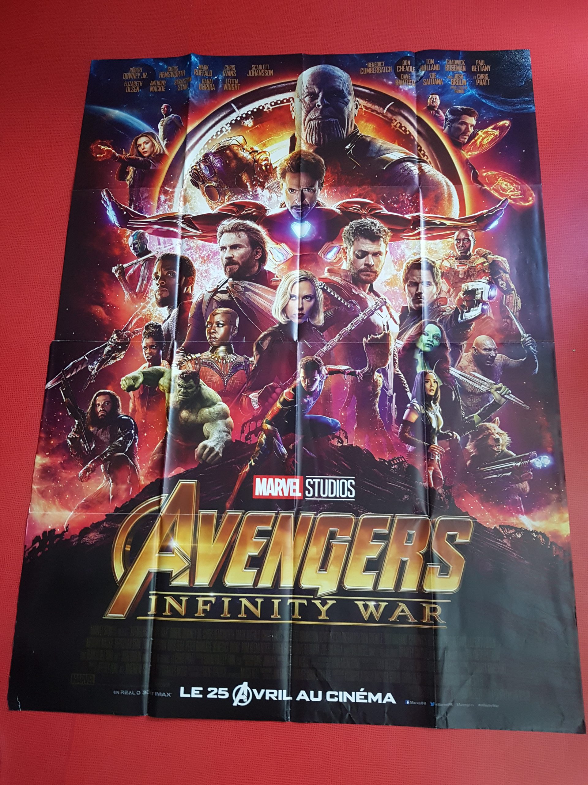 Affiche "AVENGERS 3, Infinity War"