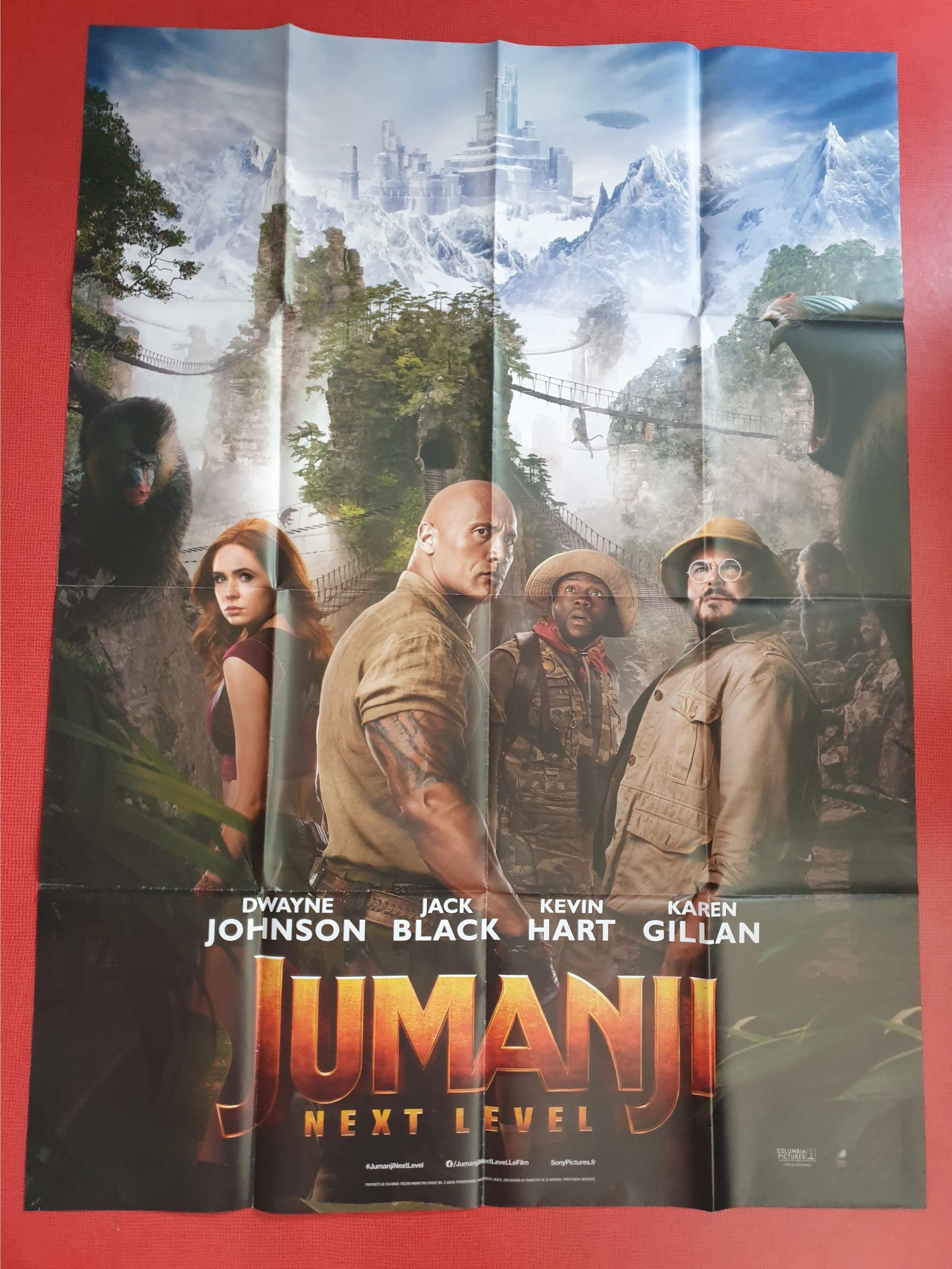 Affiche de cinéma Jumanji: next level - Cinéma Paradisio Affiches