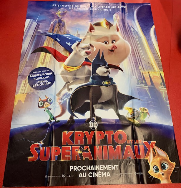 Affiche de cinéma du film "Krypto et les Super-Animaux"