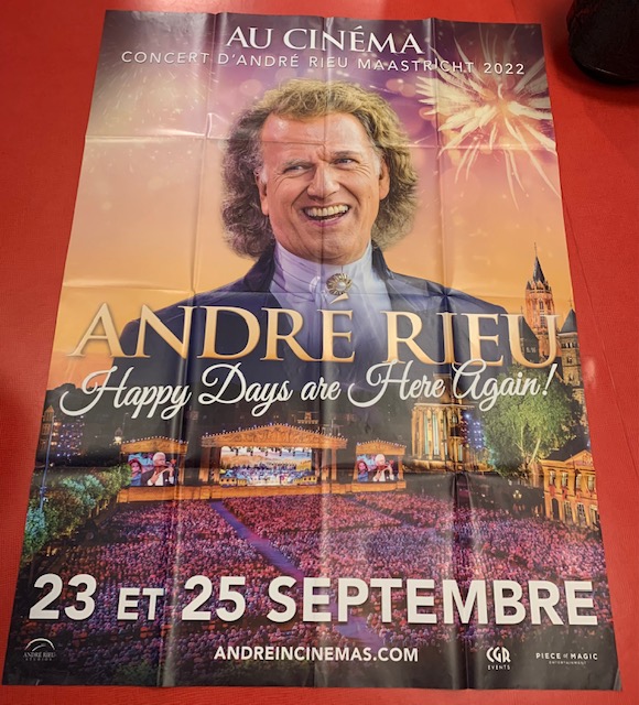 Concert d'André Rieu 2022 "Happy Days Are Here Again" 120x160
