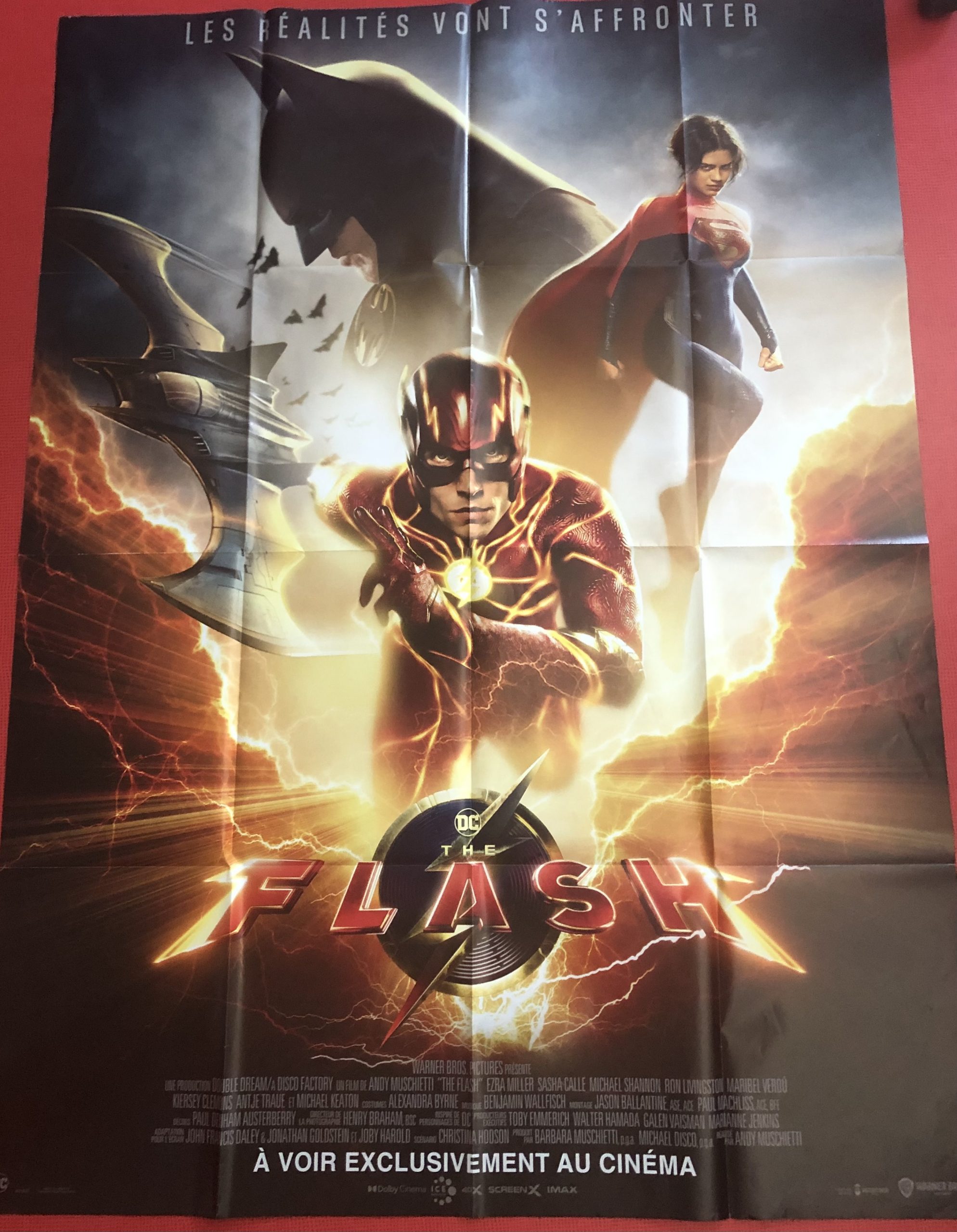Affiche de cinéma du film The Flash (120x160cm)