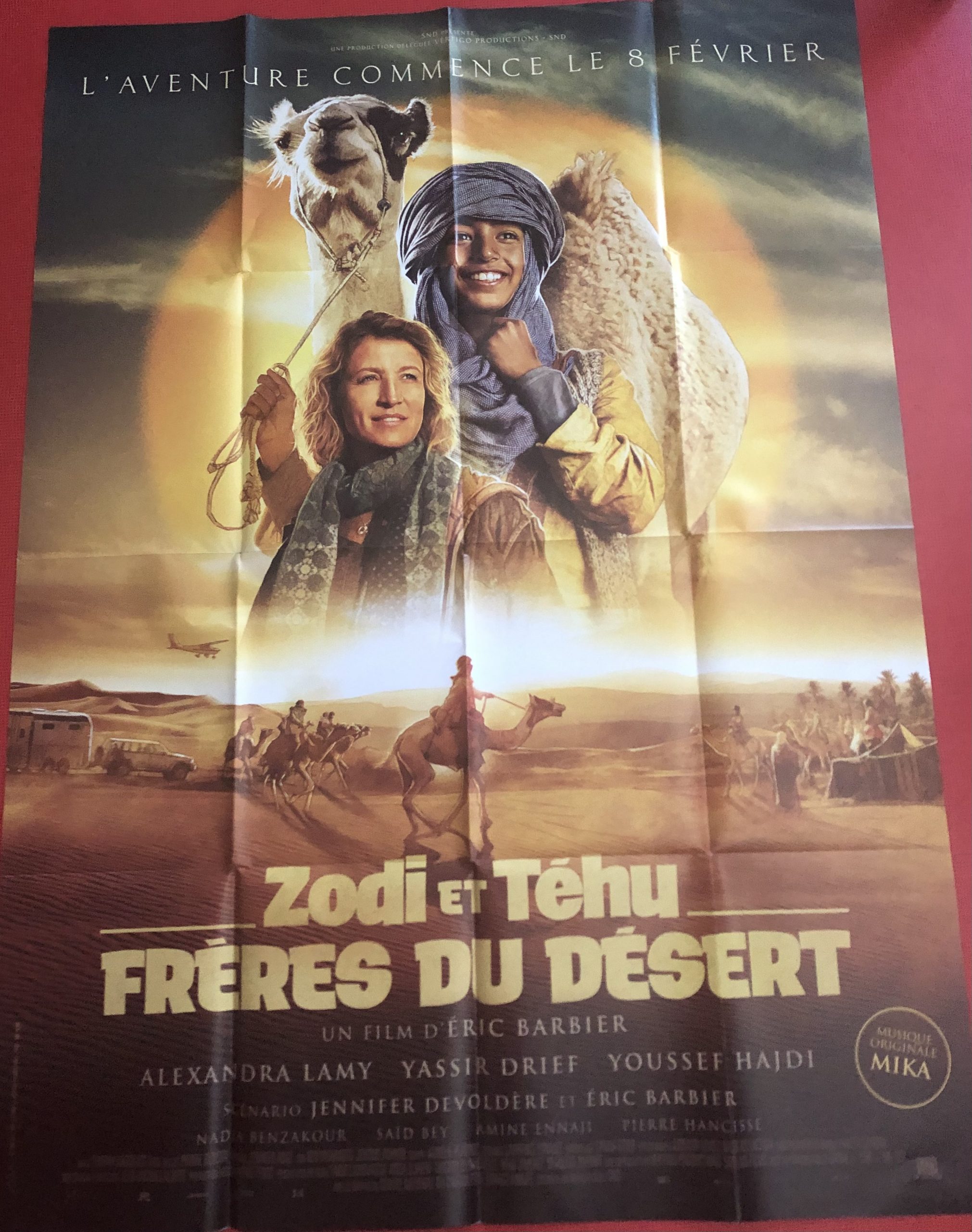 Affiche de cinéma du film Zodi et Téhu, fréres du désert