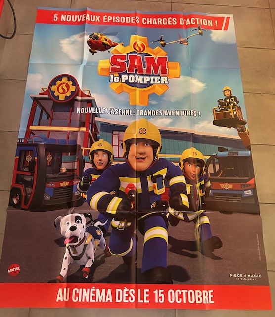 Affiche de cinéma du film Sam le pompier 2025
